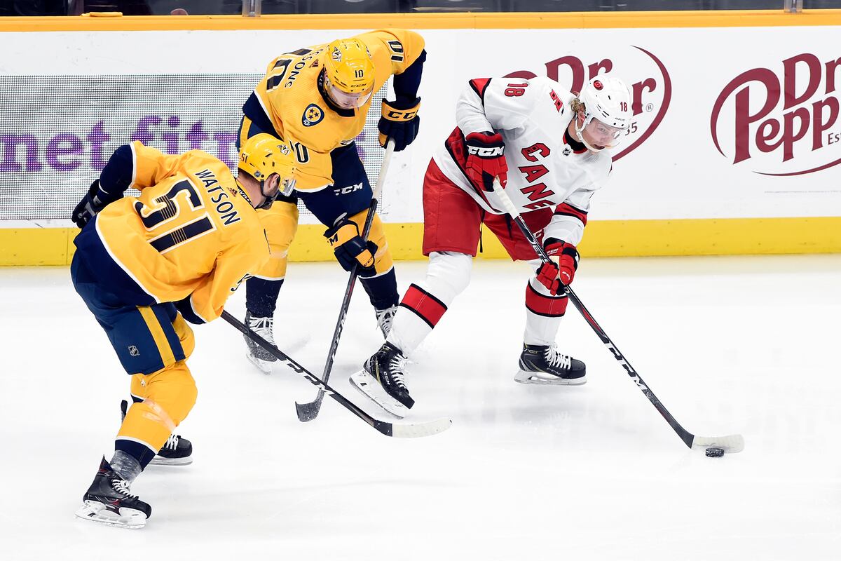 Hurricanes vs. Predators Postponed; CAR Reportedly Has COVID-19 ...