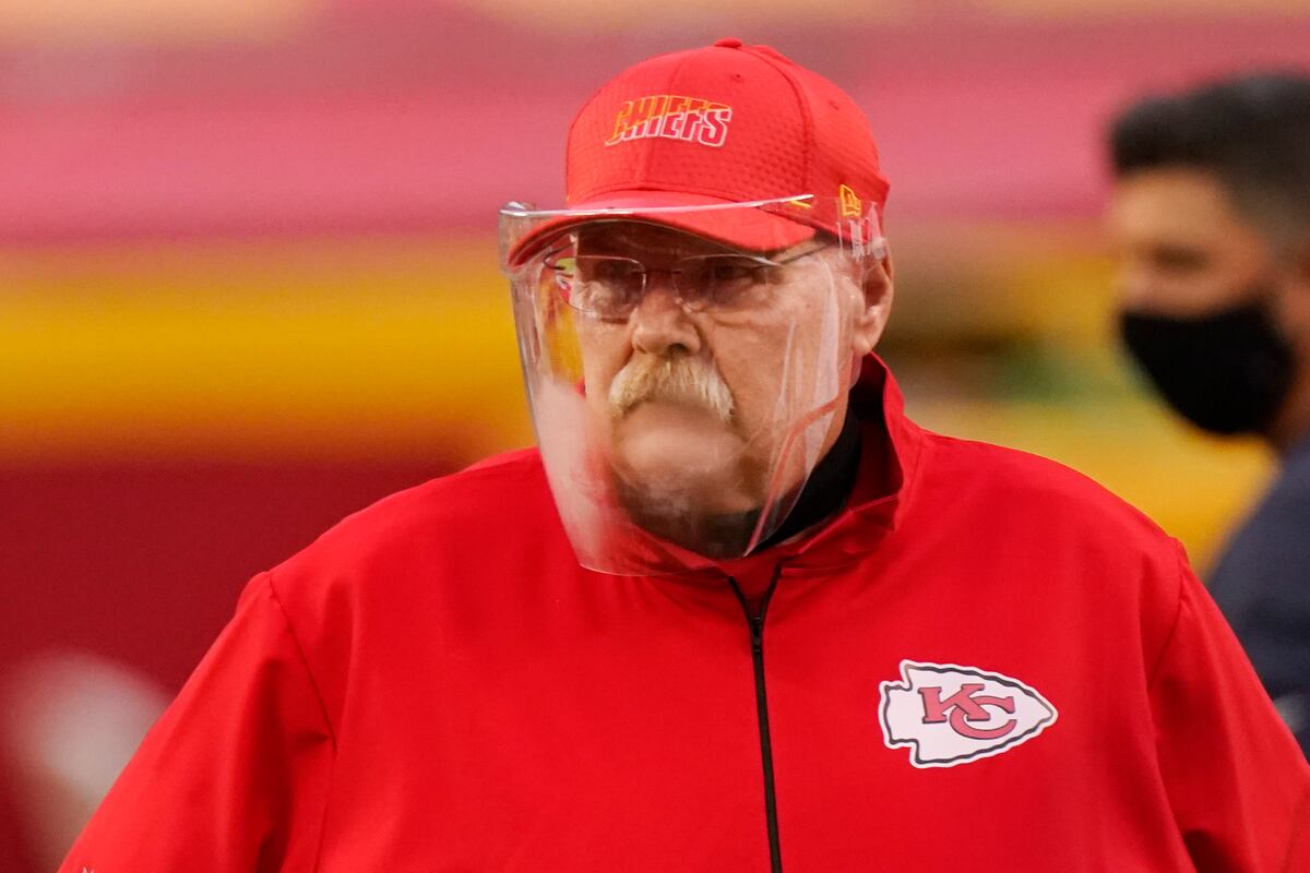 Andy Reid's COVID-19 Face Shield, Game-Worn Chiefs Hat to Be Displayed ...