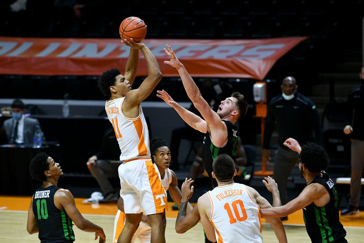 Tennessee's Jaden Springer Declares for 2021 NBA Draft, Will Hire Agent ...