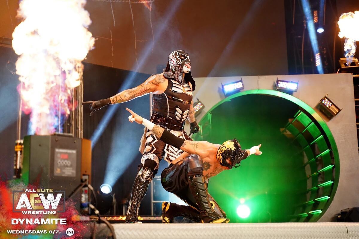 Lucha Bros Defeat Young Bucks, Win Tag Team Titles at AEW All Out 2021 ...